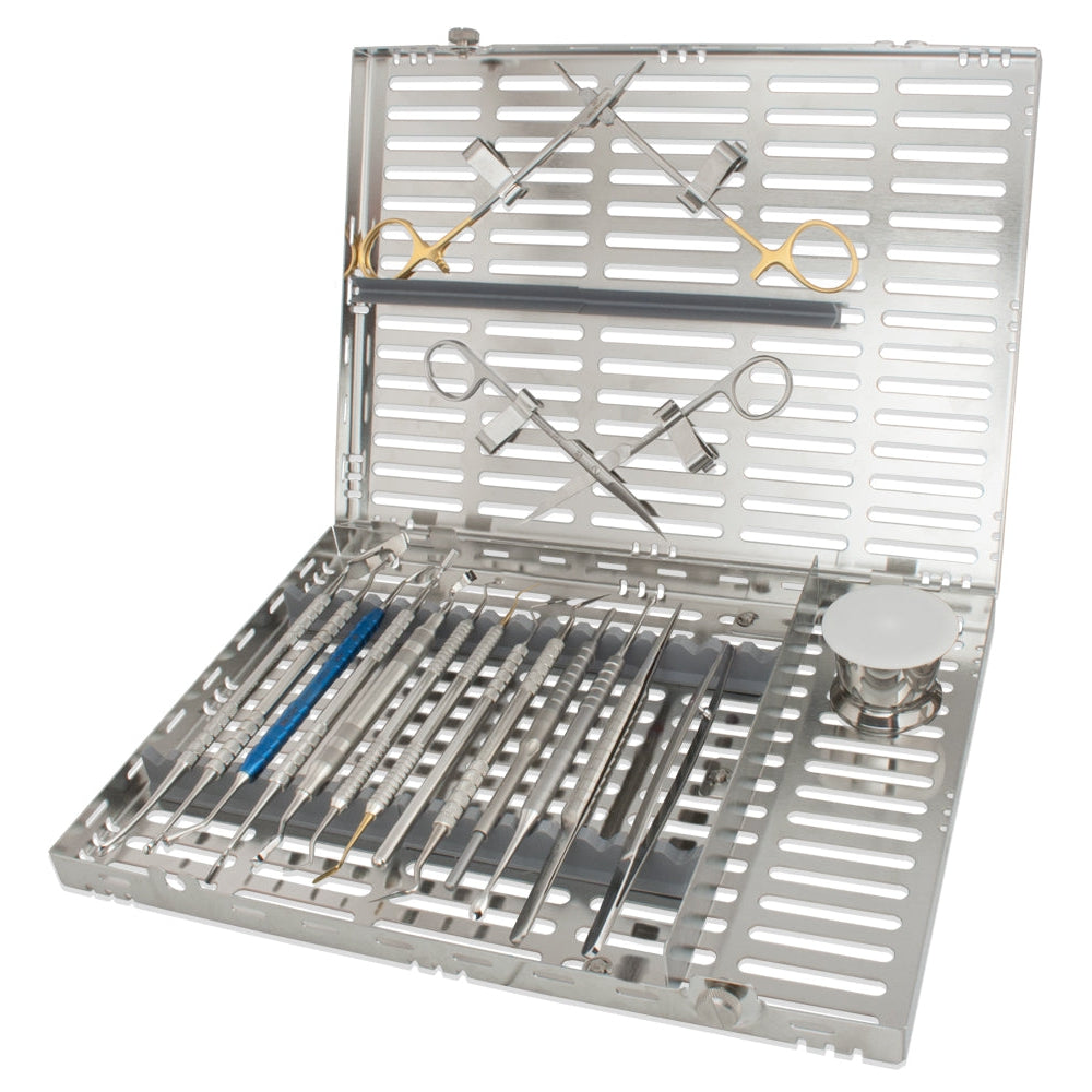 KIT0601 - Bone Grafting Kit #601, 15 Instruments w/ Large Cassette ...